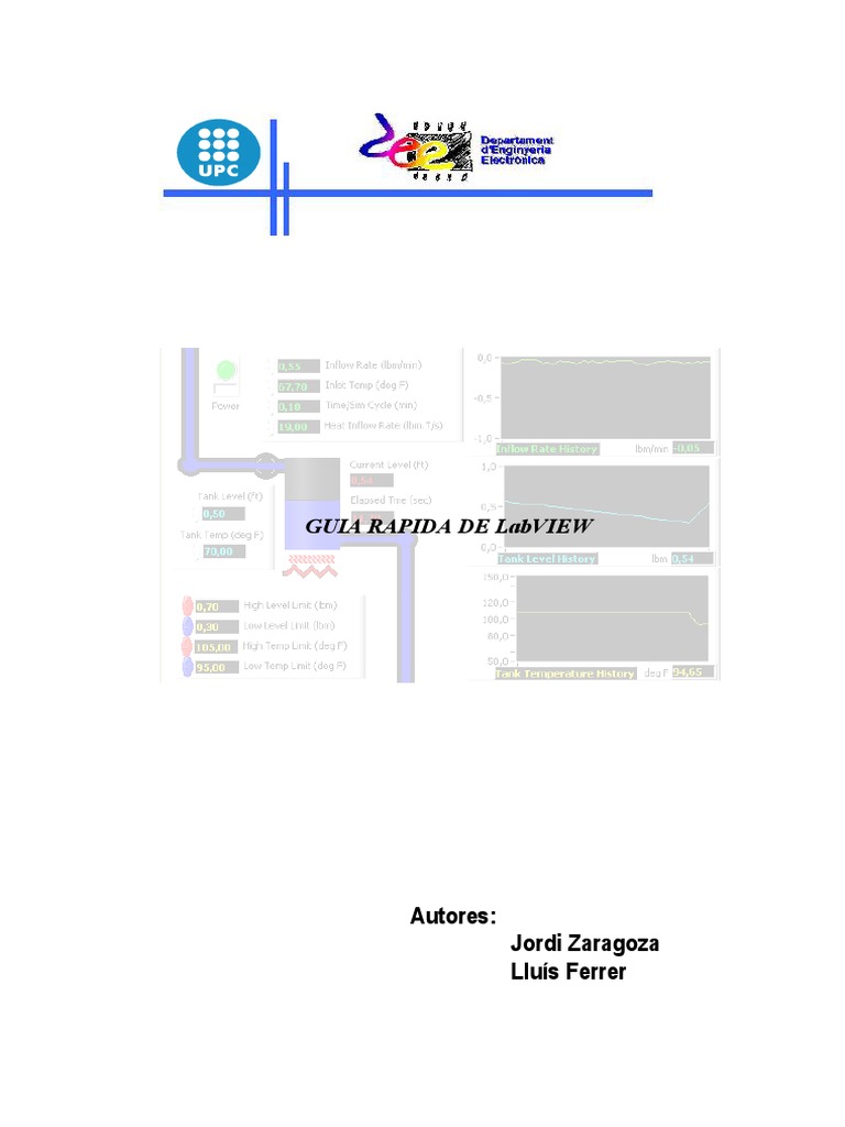 Guía Rápida de LabView | PDF | Lenguaje de programación | Ventana (informática)