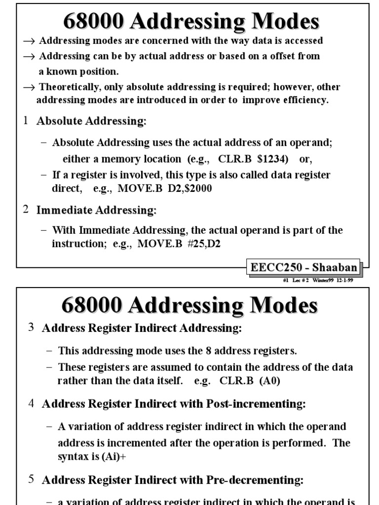 68000 | PDF | Central Processing Unit | Digital Electronics