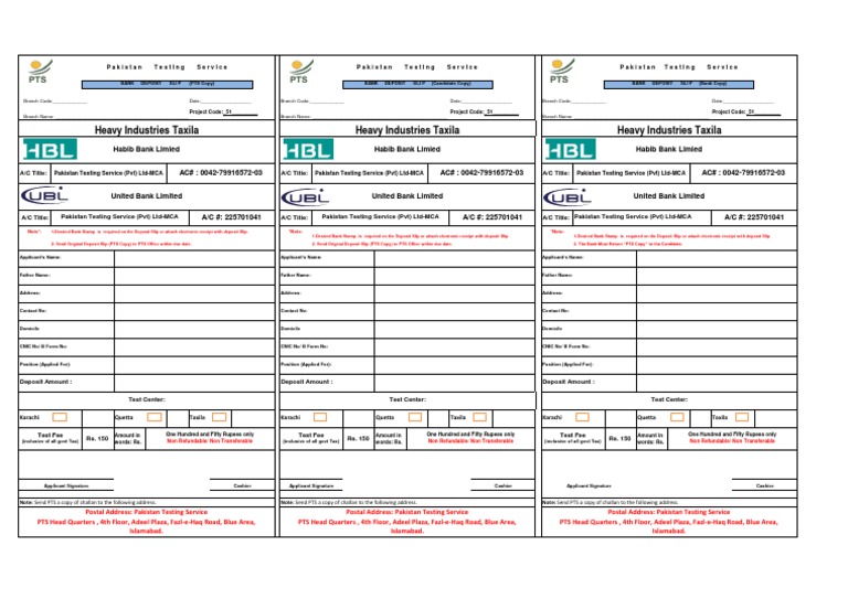 chalan format | Payments | Government