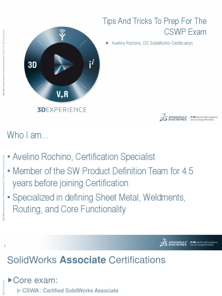 Tips and Tricks To Prep For The CSWP | PDF | Professional Certification ...