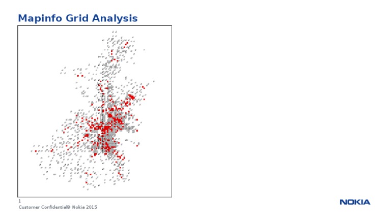 Mapinfo Grid Analysis: 1 © Nokia 2015 Customer Confidential | PDF