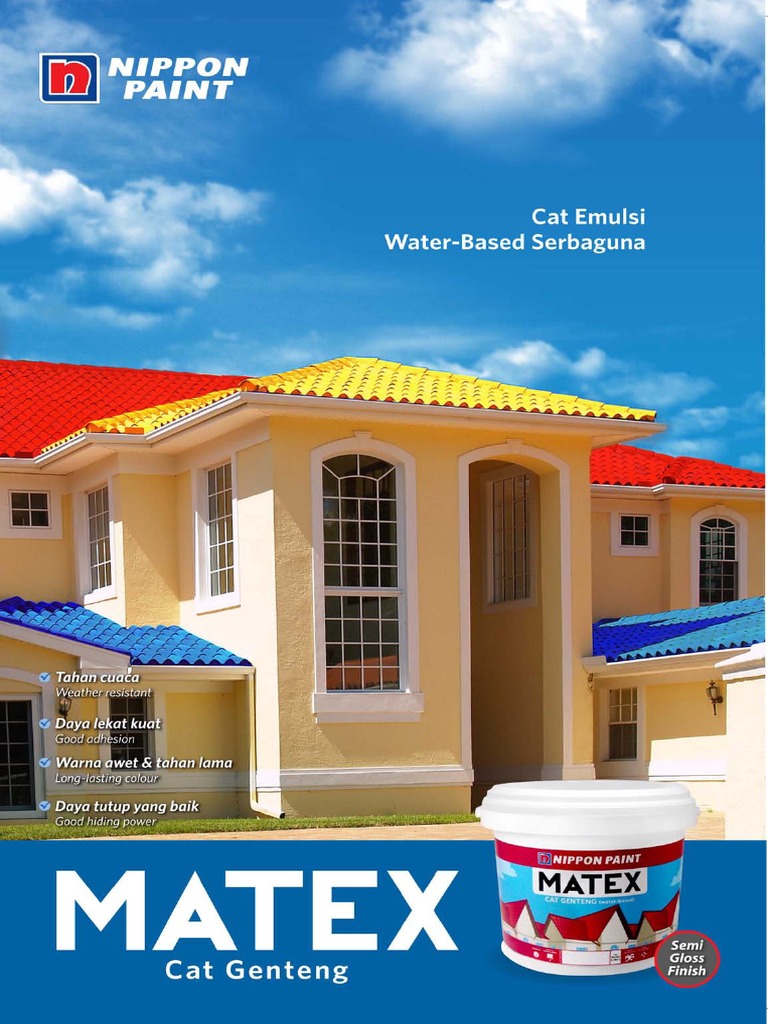 Nippon Paint Matex Cat Genteng 2014 | PDF