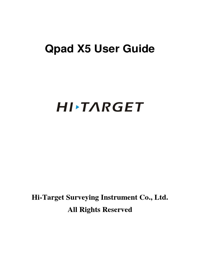 Qpad x5 Manual | PDF | Geographic Information System | Online And Offline