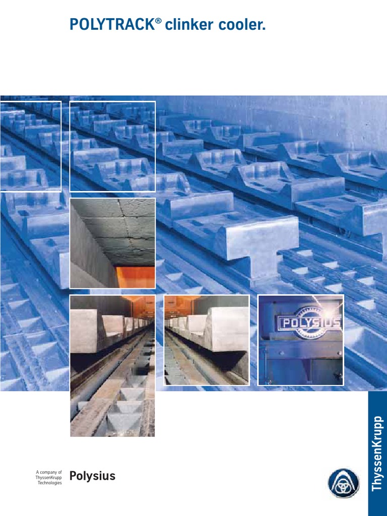 Polytrack Clinker Cooler.: Polysius | PDF | Modularity | Industries