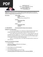 Job Application Letter | PDF | Health Professional | Nursing