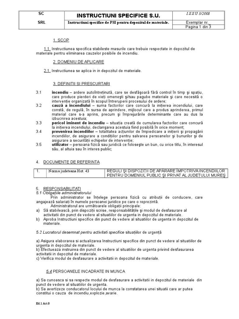 ISPSI-Dep Materiale | PDF