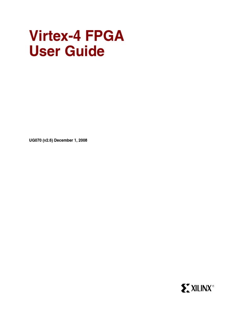 Virtex 4 User Guide | PDF | Vhdl | Field Programmable Gate Array