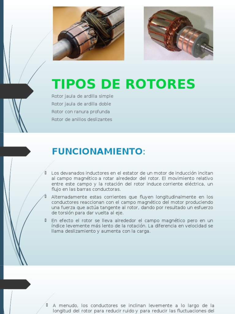 Tipos de Rotores | Ingeniería mecánica | Fuerza