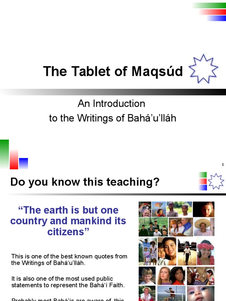 Tablet of Maqsud | PDF | Bahá'í Faith | Revelation