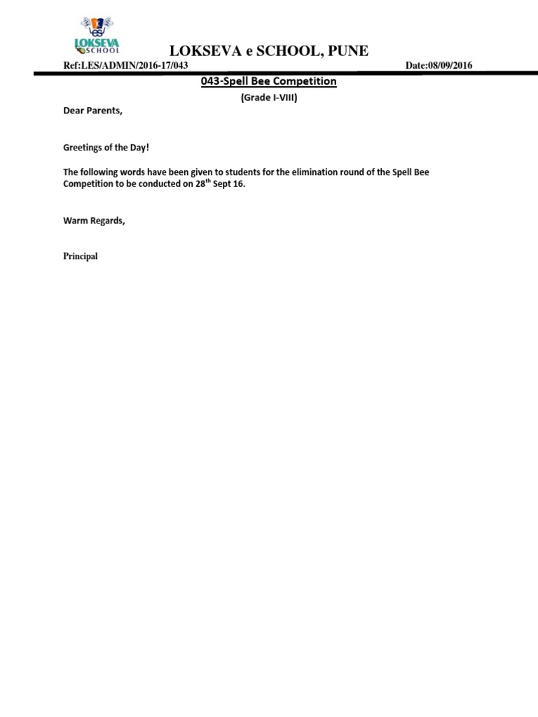 Spell Bee | PDF | Nature