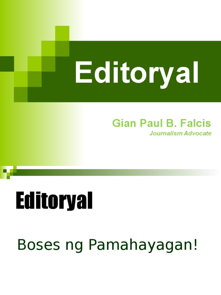 Editoryal | PDF