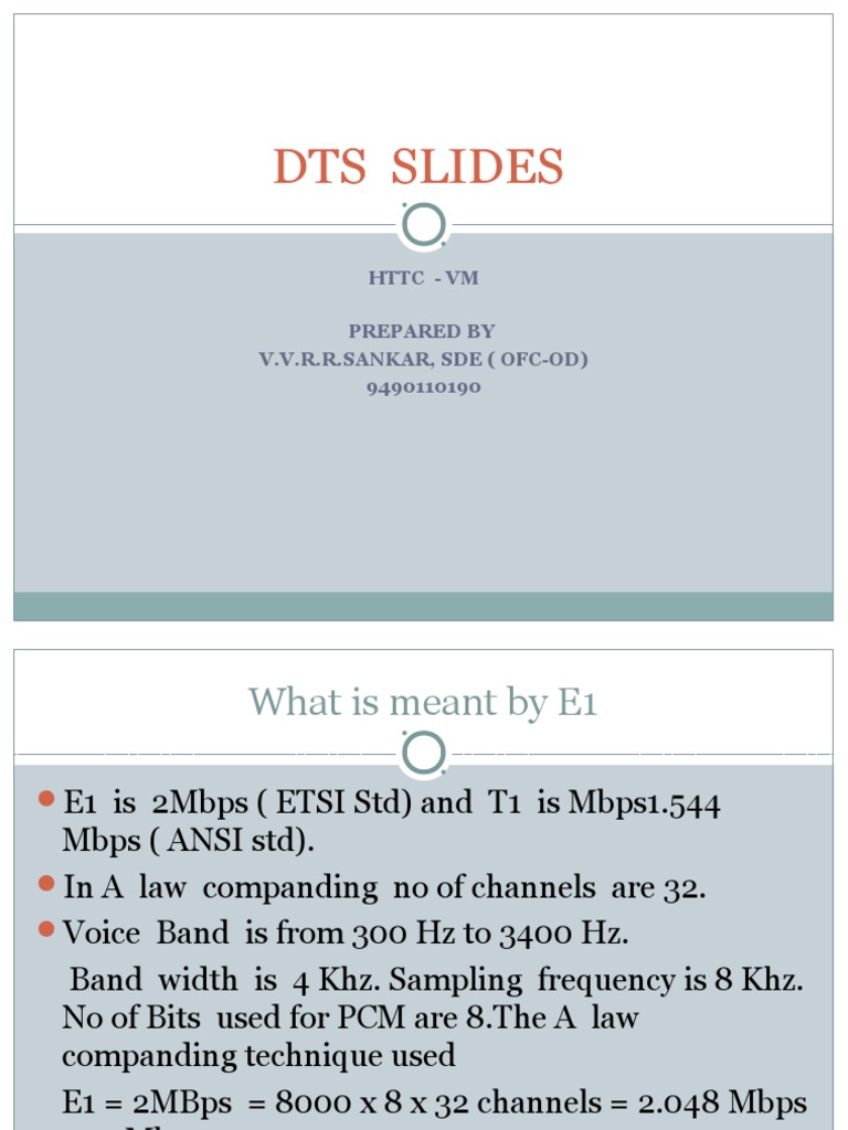 DTS Slides VVR | PDF | Wavelength Division Multiplexing | Antenna (Radio)