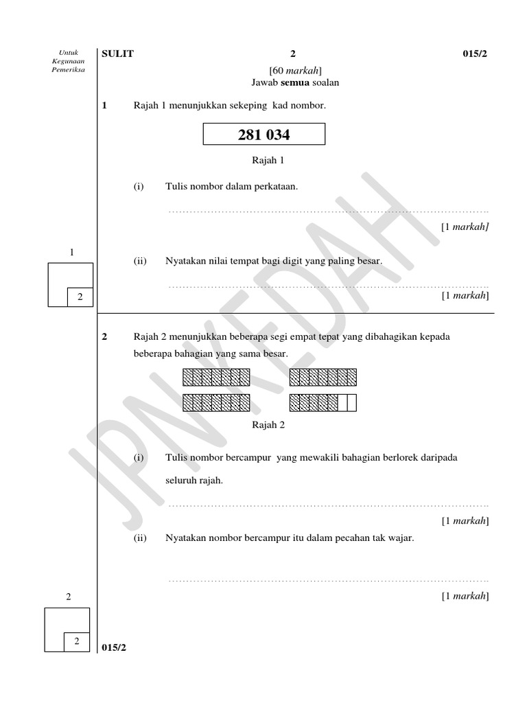 Kertas 2 THN 5 - Set 2 PDF | PDF