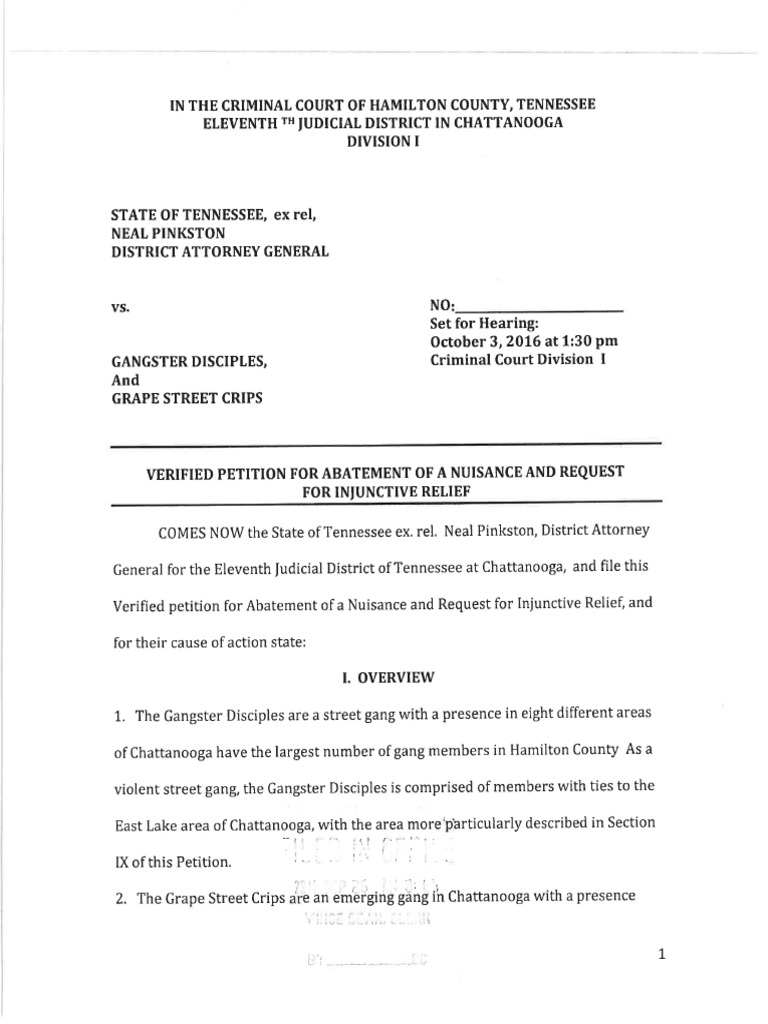 Chattanooga Gang Activity Overview | PDF | Gang | Crime & Violence