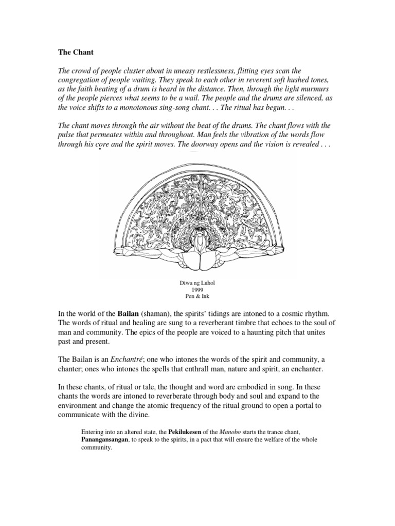 The Chant | PDF | Rituals | Blessing