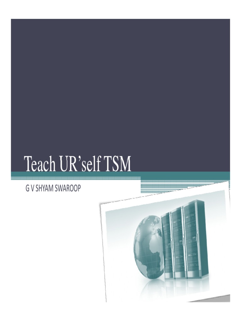 Ibm Tsm Training Pdf Pdf Backup Command Line Interface