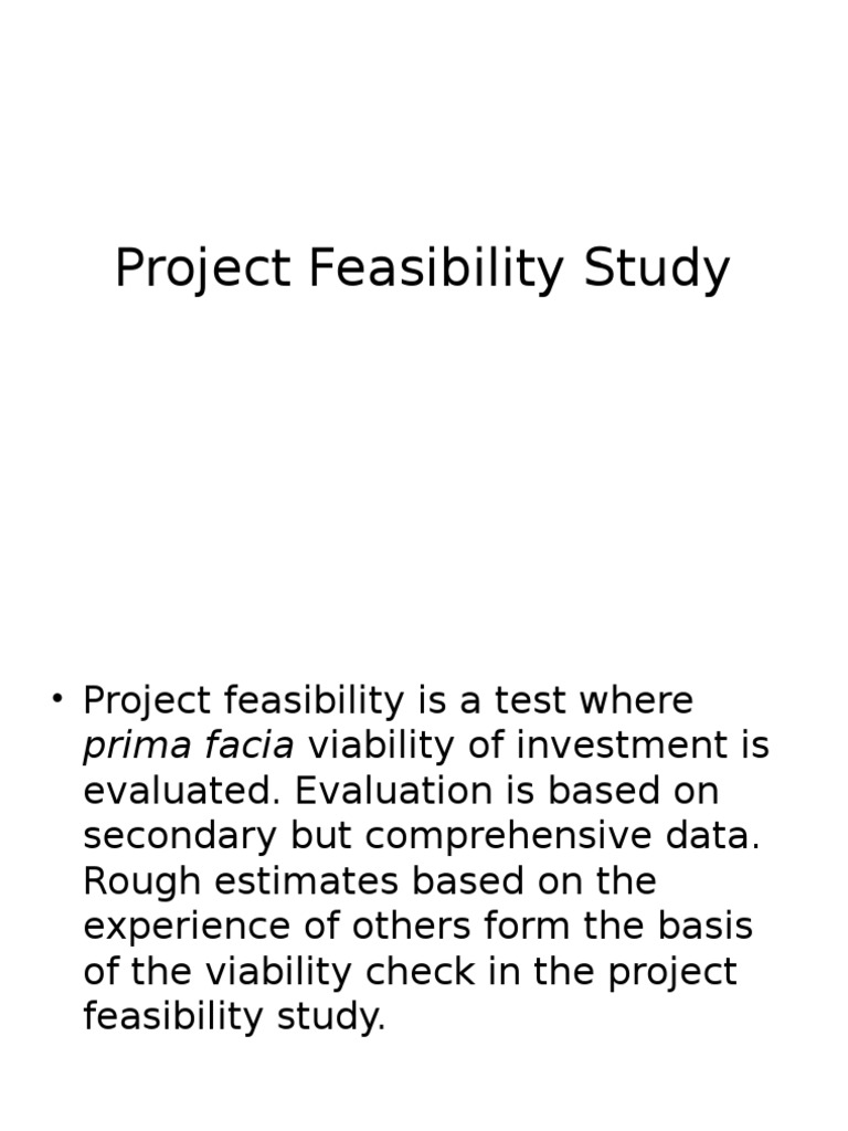 Project Feasibility Study | PDF | Feasibility Study | Public–Private ...