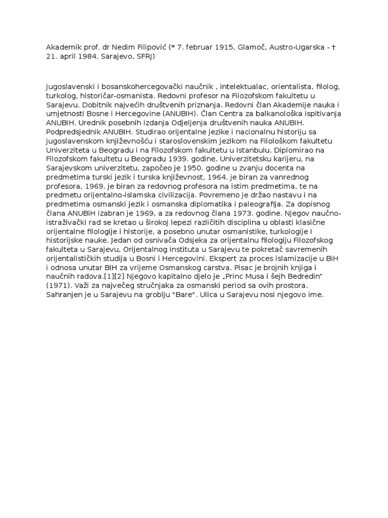 Nedim Filipović | PDF