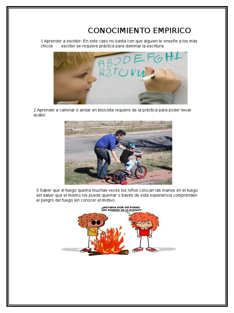 Conocimiento Empirico | PDF