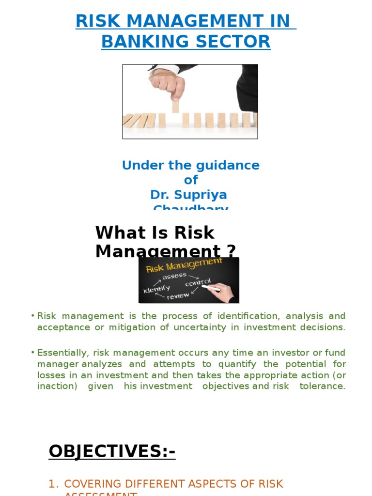 On Risk Management in Banks | PDF