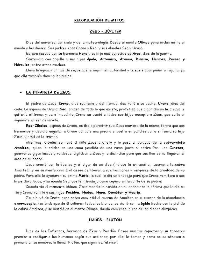 Recopilación de Mitos | PDF | Orfeo | París (mitología)