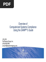 Gamp 5 | PDF | Product Lifecycle | Verification And Validation