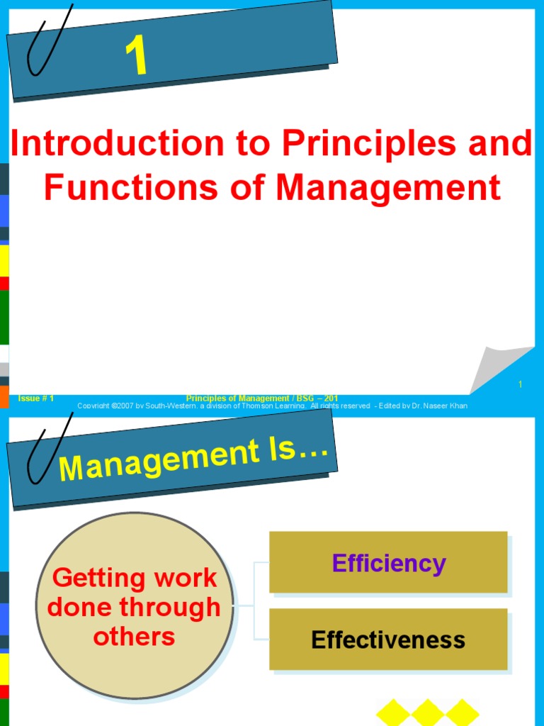 Principles of Management | PDF | Business | Economies