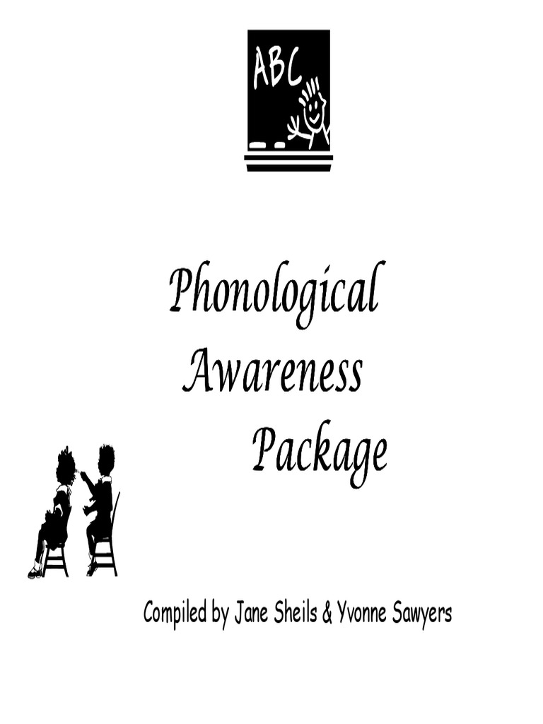 09 Phonological Awareness Activity Package | PDF | Syllable | Phonology