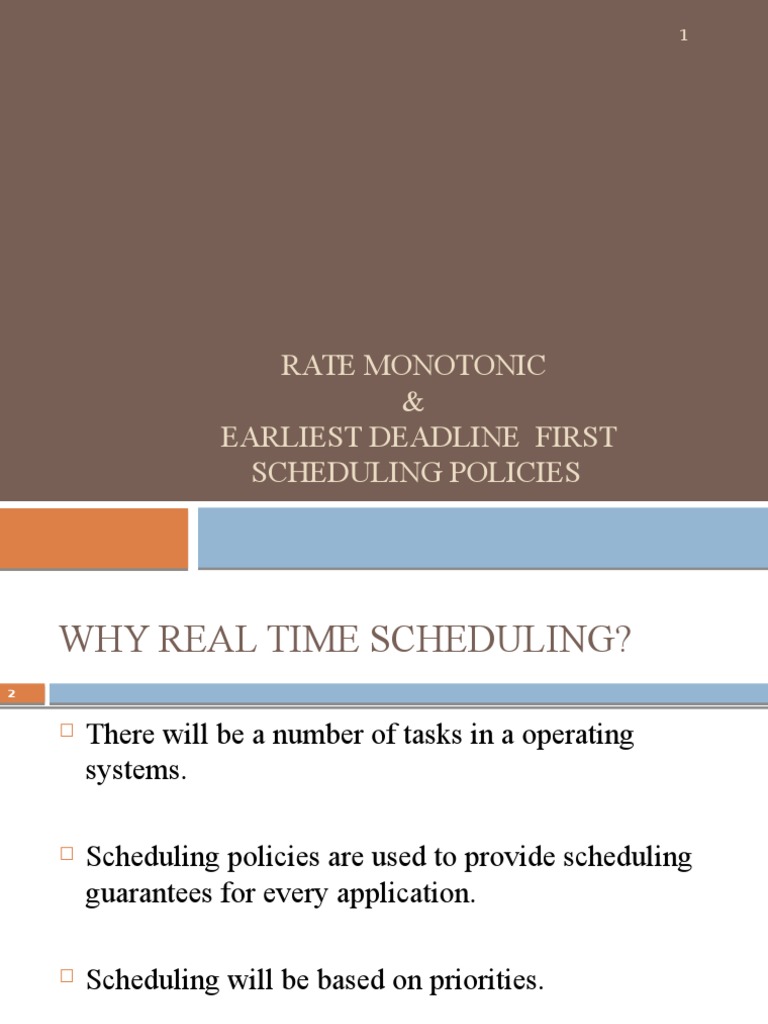 Rate Monotonic | Download Free PDF | Scheduling (Computing) | Computer Programming
