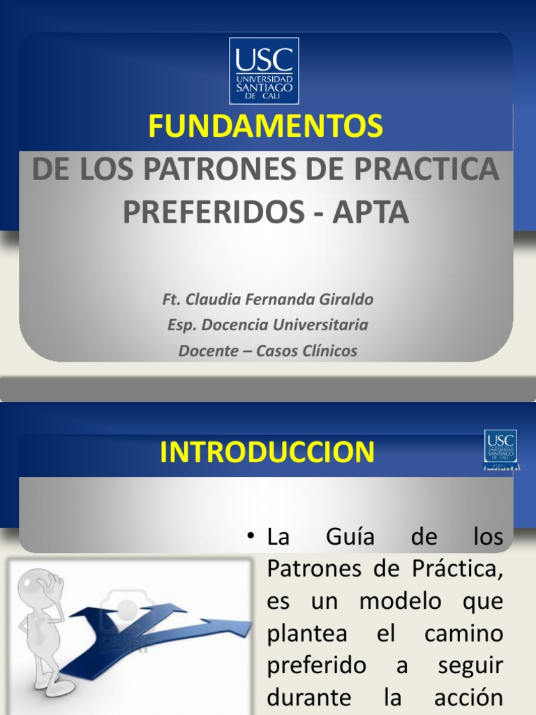 Repaso Categorias de Medicion de Los Patrones de Practica Preferidos de La Apta PDF | Descargar ...