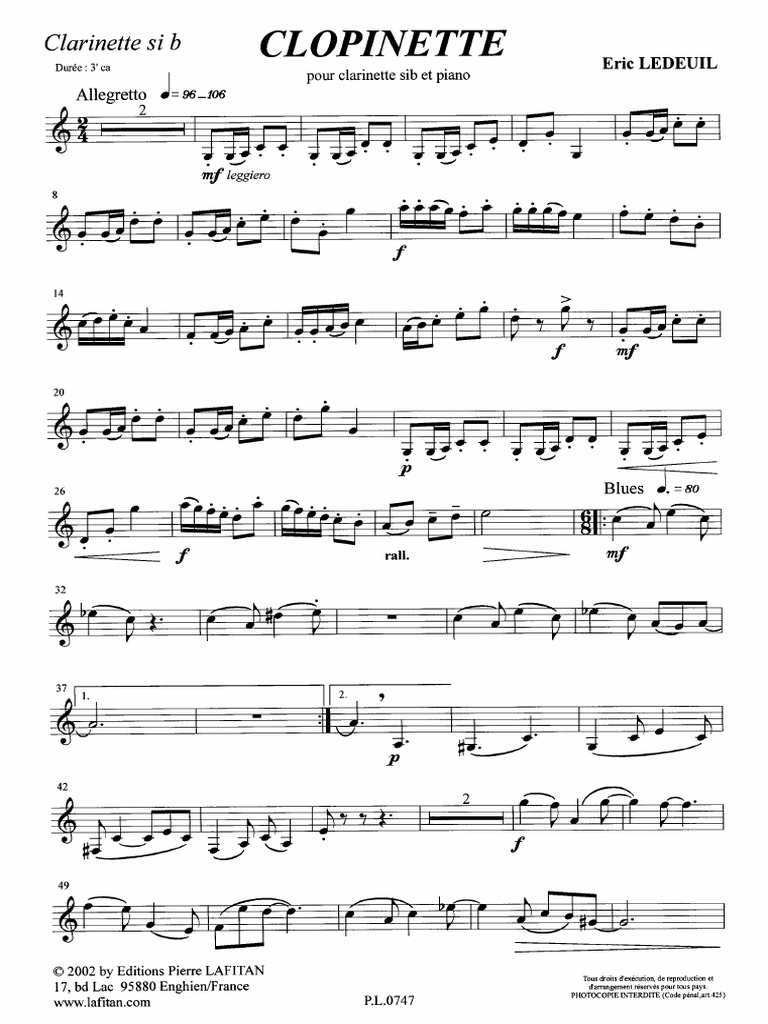 Eric Ledeuil Clopinette | PDF