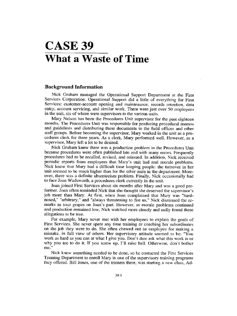 Caselet Training Transfer | PDF