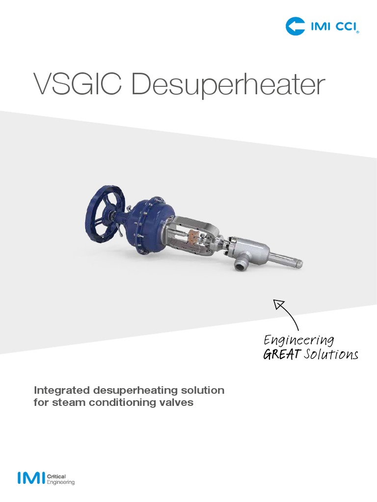 IMI CCI Product VSGIC Desuperheater
