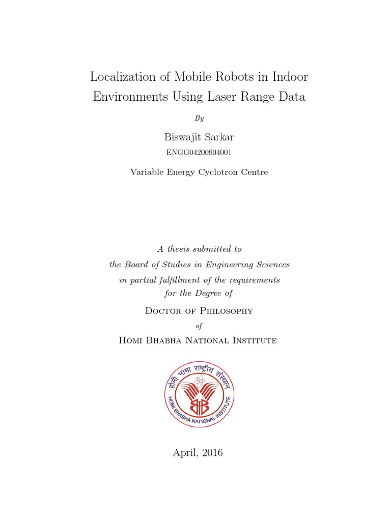 PHD Thesis | PDF | Robot | Robotics