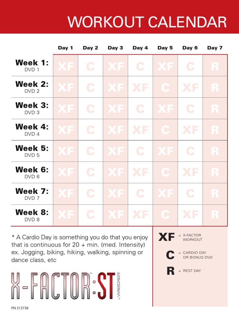 Workout Calendar | PDF