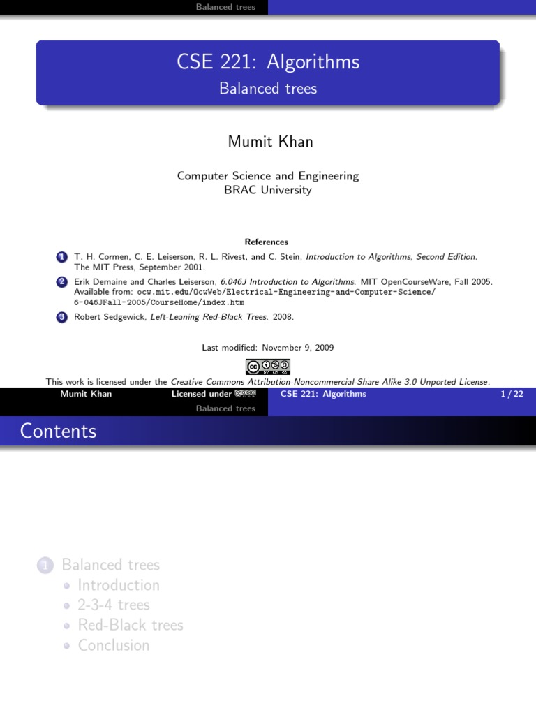 An Analysis of Balanced Tree Structures for Efficient Data Storage and ...