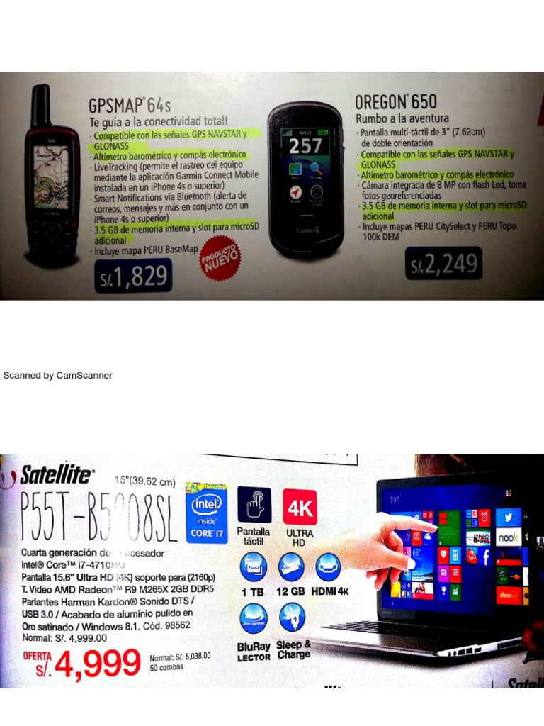 Precios Gps y Laptop | PDF