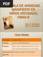 Calificación e Interpretación CMAS-R | PDF | Crecimiento personal y profesional | Relaciones ...