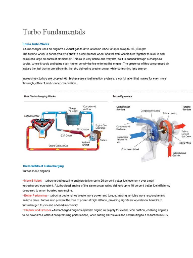Turbo Fundamentals: How A Turbo Works | PDF