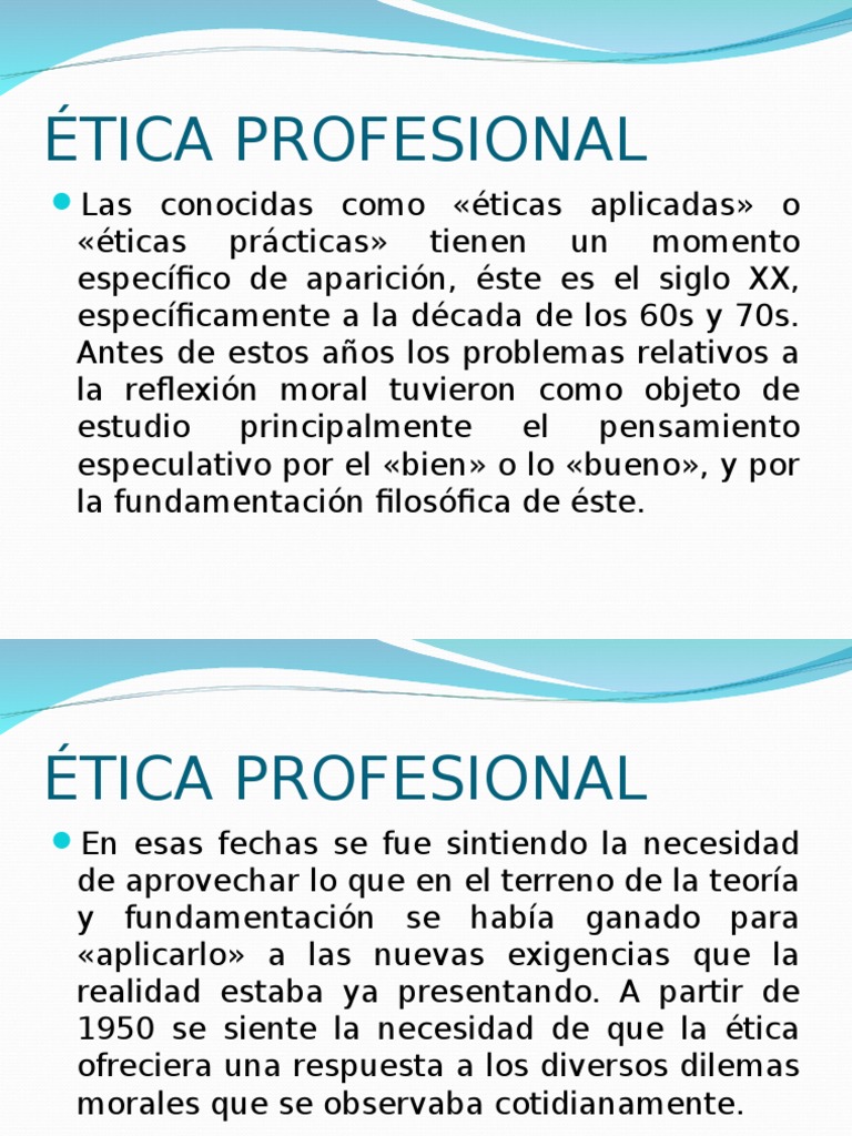 Etica Profesional | Descargar gratis PDF | Ética profesional | Moralidad