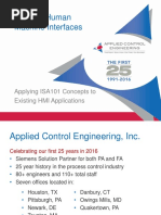 ISA-101.01-2015 - Human Machine Interfaces For Process Automation Systems | PDF | User Interface ...