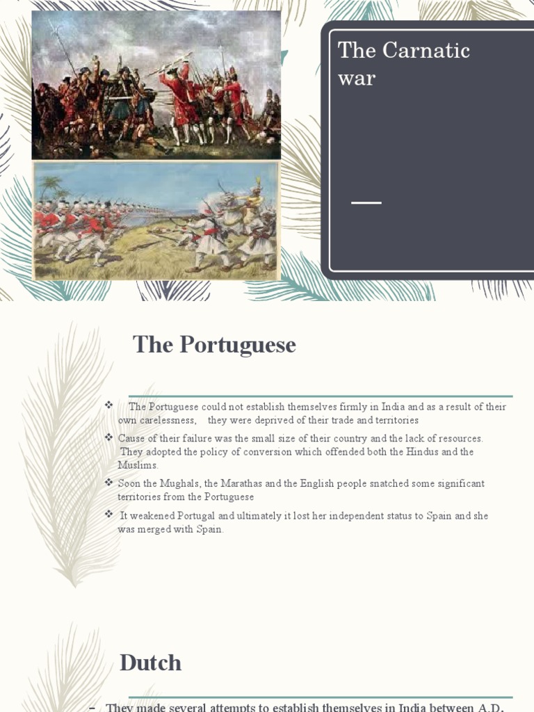 The Carnatic War | PDF | Military Operations | 2nd Millennium Conflicts