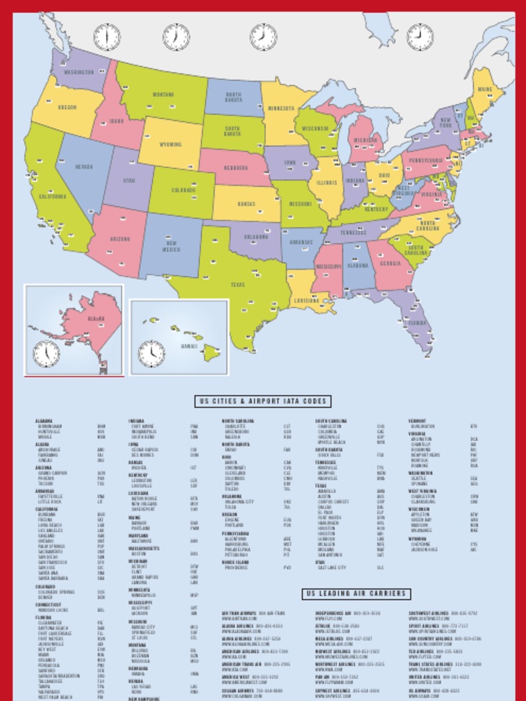 Us Cities & Airport Iata Codes: Alaska | PDF | Transport Companies ...