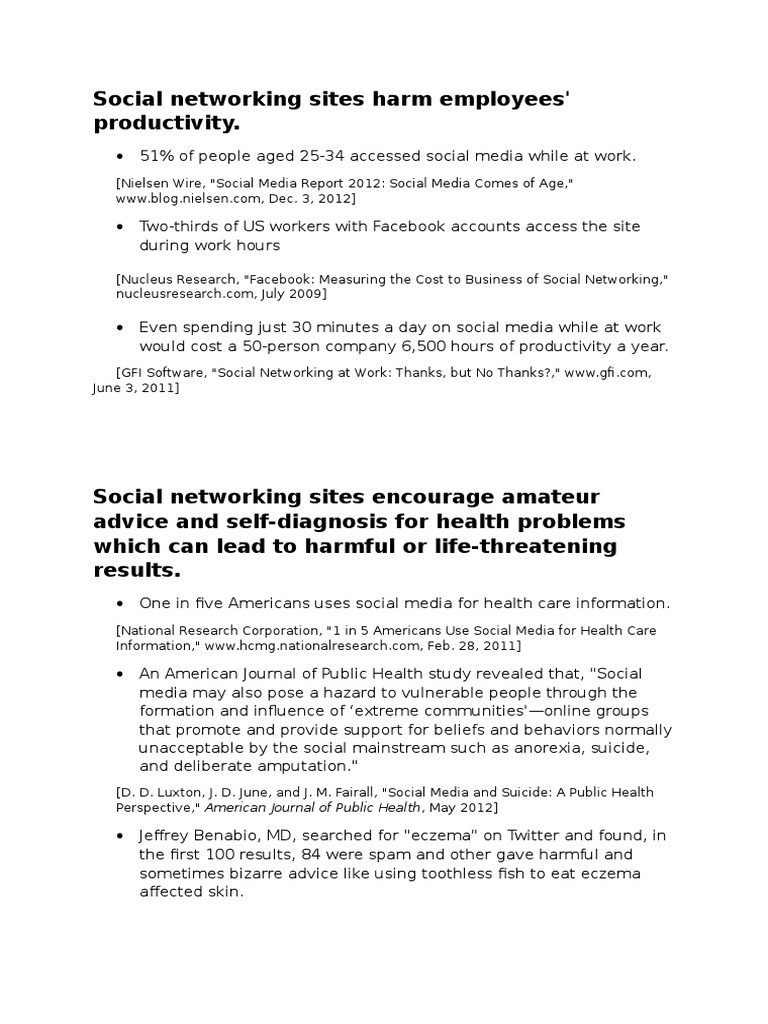 Social Media Debate | PDF