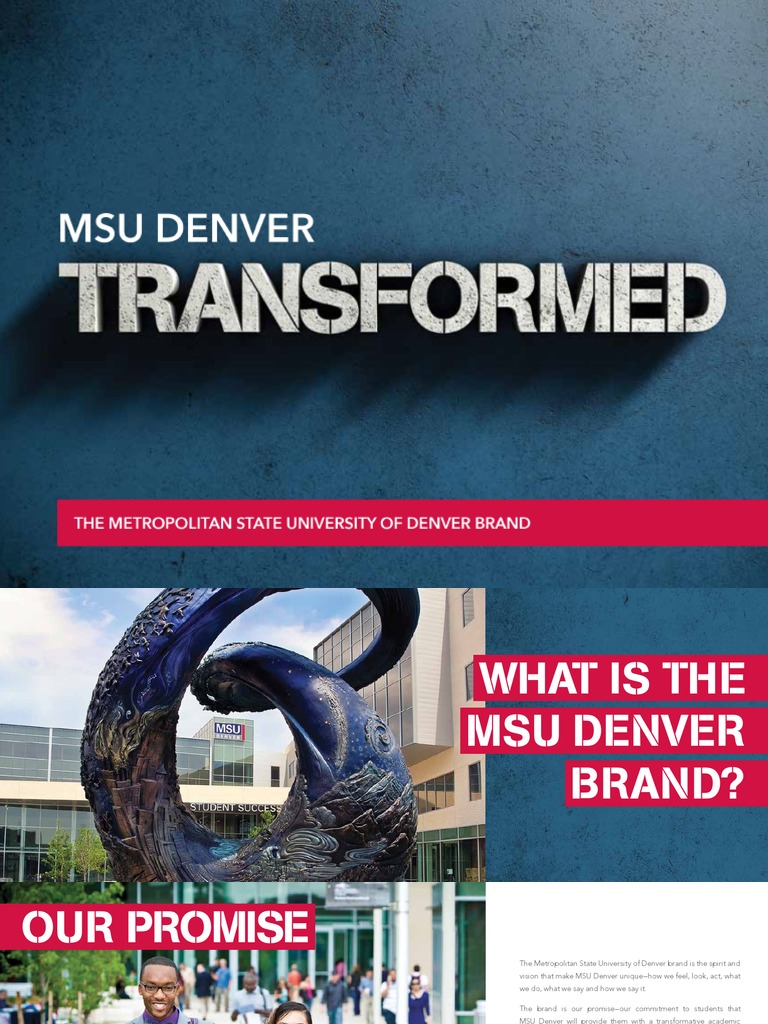 MSU Denver Brand Book | PDF | Typography | Logos