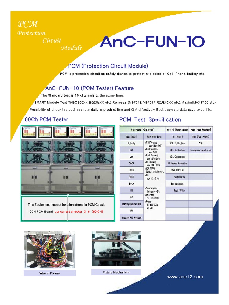PCM Tester | PDF | Menu (Computing) | Computer Hardware
