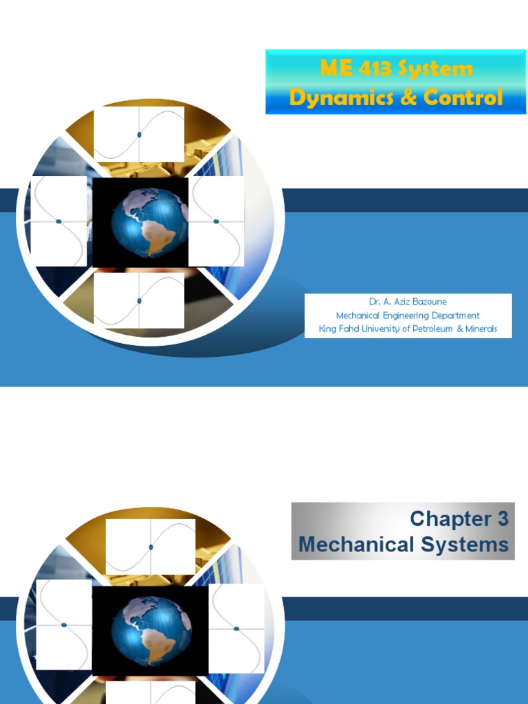 Mechanical Systems in Dynamics & Control | PDF | Rotation Around A ...