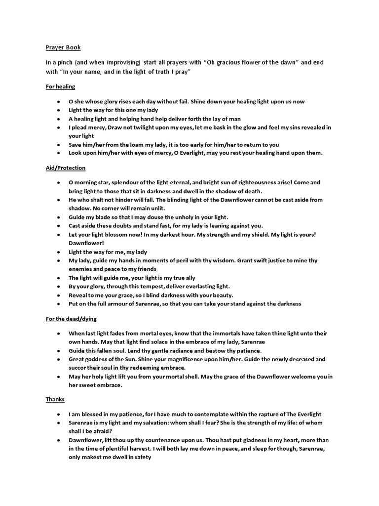 Prayer Book Pdf Religious Behaviour And Experience Religious