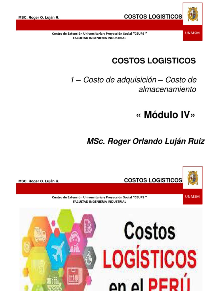 Costos Logisticos | PDF | Costo | Almacén