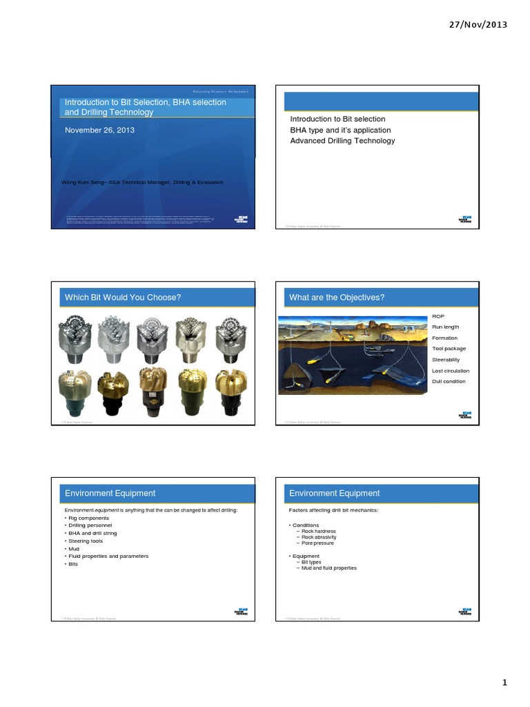 10 - UiTM Presentation Bit BHA Drilling Technology RevC | PDF | Rock ...